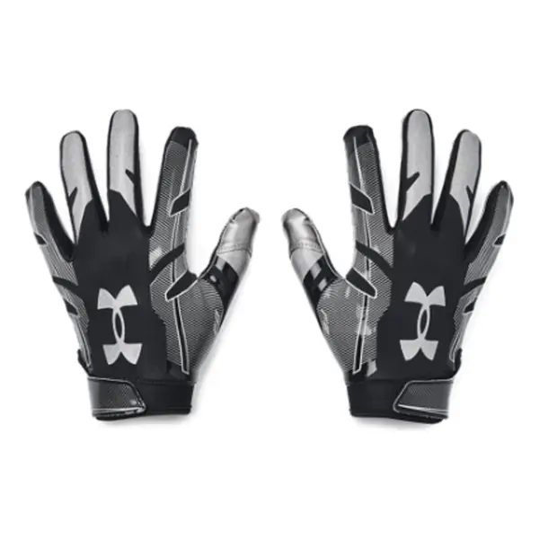 Under Armour F8 Football Gloves - Black/metallic Silver