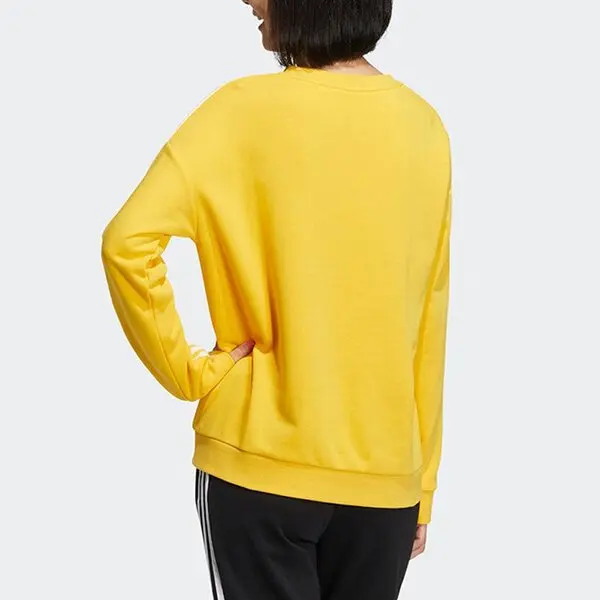 Adidas Neo 3-stripes Crew Sweatshirt - Yellow/white