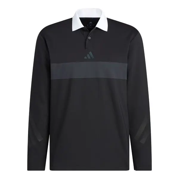 Adidas Long Sleeve Polo Shirt - Black