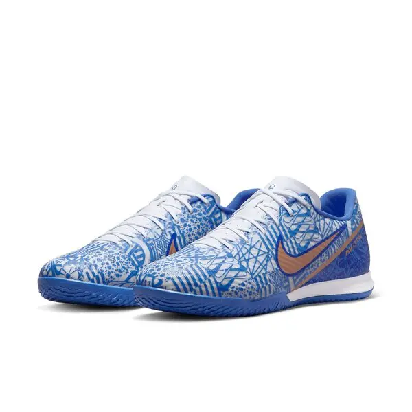 Nike Zoom Mercurial Vapor 15 Academy Cr7 Ic "azulejo" Athletic Sneakers - White/blue