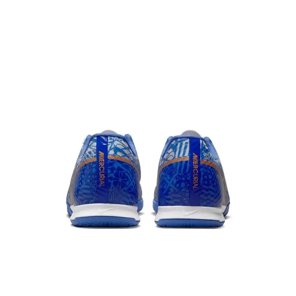 Nike Zoom Mercurial Vapor 15 Academy Cr7 Ic "azulejo" Athletic Sneakers - White/blue