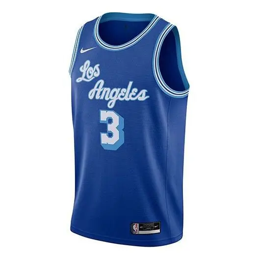 Nike Los Angeles Lakers Davis Retro Basketball Jersey - Legendary Blue