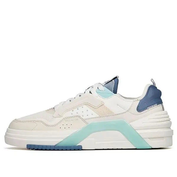 ANTA Away Pro Low "off White Blue" Sneakers - Off White/blue