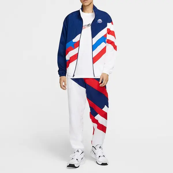 Nike As Nk Throwback Jkt Jacket Wvn Blue Void