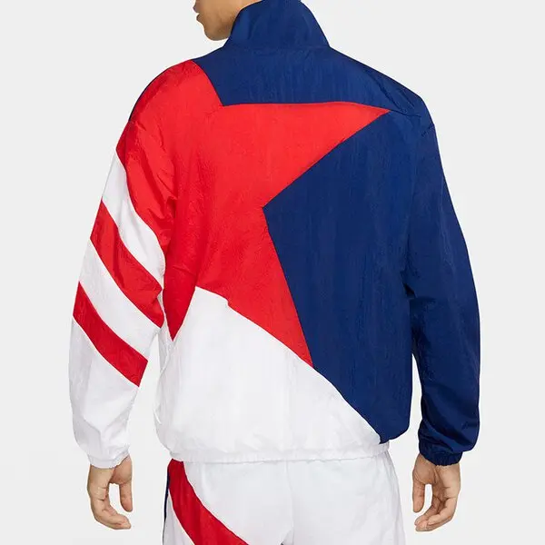 Nike As Nk Throwback Jkt Jacket Wvn Blue Void