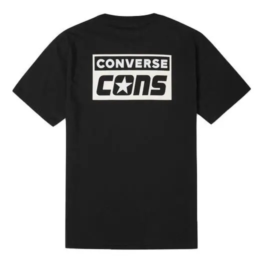 CONVERSE Alphabet Logo Print T-shirt - Black
