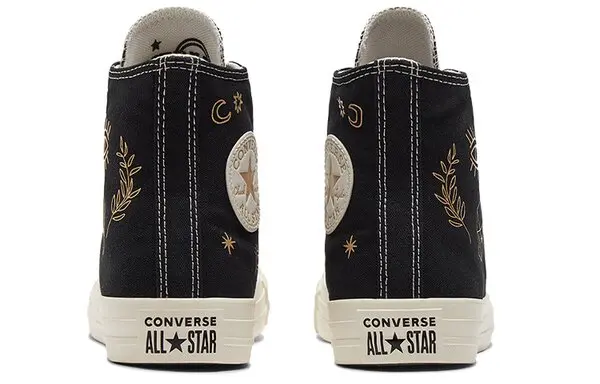 CONVERSE Chuck Taylor All Star High Top Sneakers With Golden Embellishments
