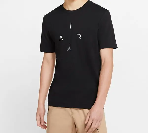 JORDAN Dri-fit Air Printing Pattern Short Sleeve - Black