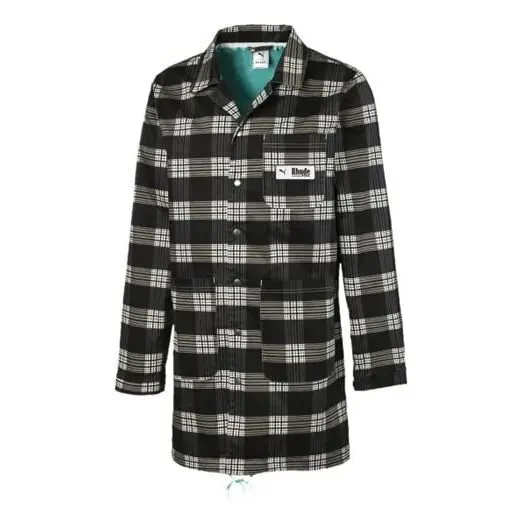 PUMA X Rhude Plaid Crossover Jacket - White