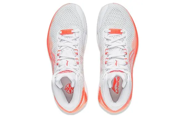 LI-NING Liren 4 High Top Sneakers - White/orange