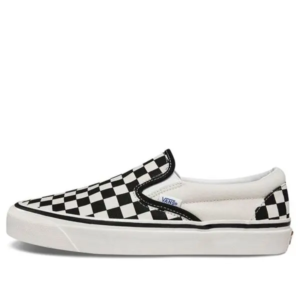 VANS Classic Slip-on 98 Dx Anaheim Factory Checkerboard - White/black