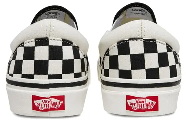 VANS Classic Slip-on 98 Dx Anaheim Factory Checkerboard - White/black