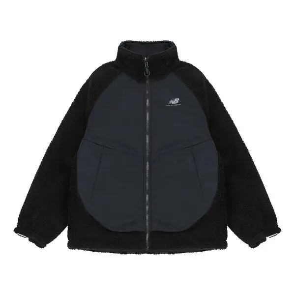 NEW BALANCE Reversible Zip-up Jacket - White/black