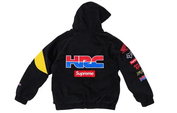 Supreme X Honda Fox Racing Puffy Zip Up Jacket