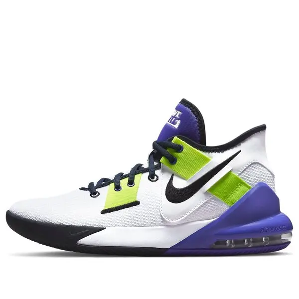 Nike Max Impact 2 Mid Top Sneakers - White/green/purple