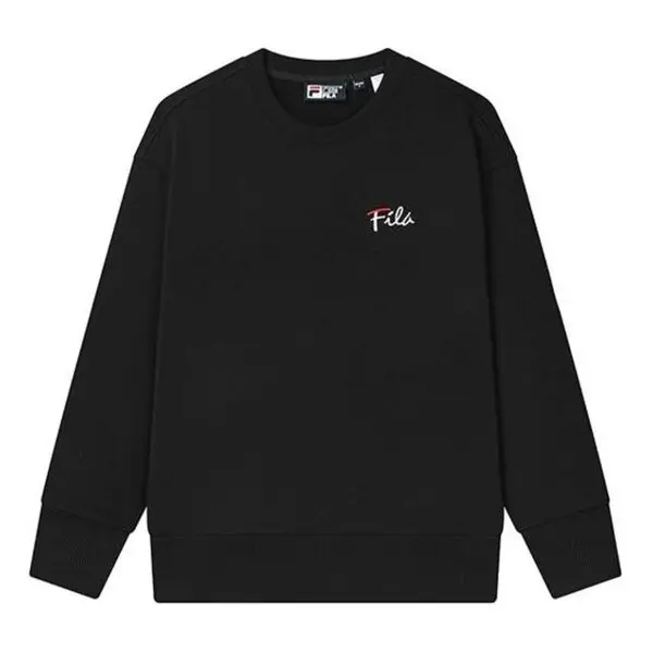 FILA Embroidered Logo Crew Neck Pullover