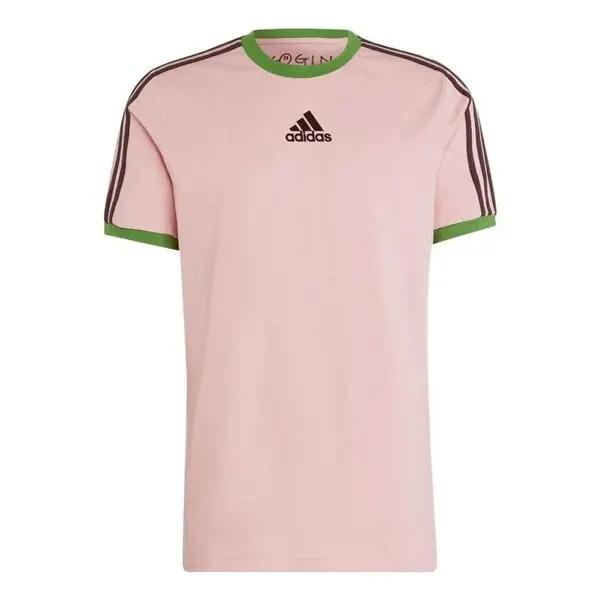 Adidas Logo T-shirt With Contrast Trim - Multi-color