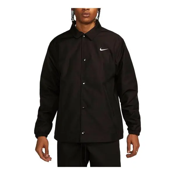 Nike Authentics Lined Coaches Jacket - Black