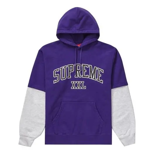Supreme Hooded Sweatshirt - Purple