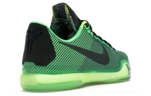 Nike Kobe "vino" Basketball Sneakers - Green/red/green