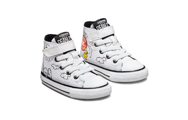 CONVERSE X Peanuts Chuck Taylor All Star High Top Sneakers - White/black/red