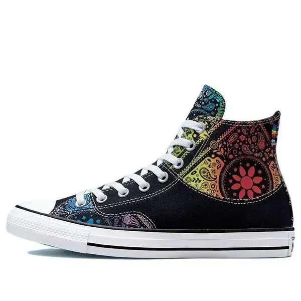 CONVERSE Chuck Taylor All Star High Top Sneakers - Black/green
