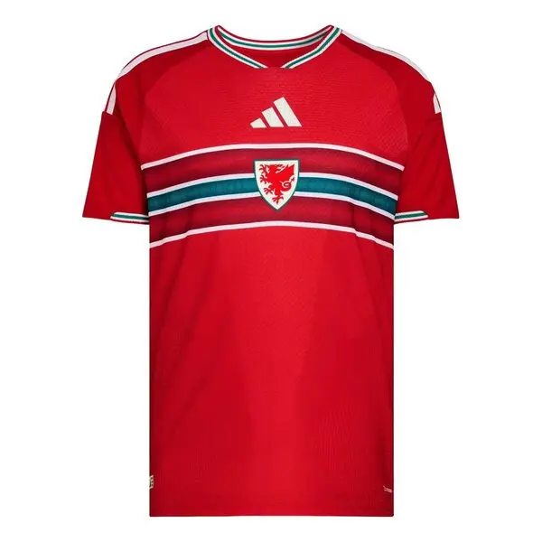 Adidas Wales 26 Home Authentic Jersey - Better Scarlet