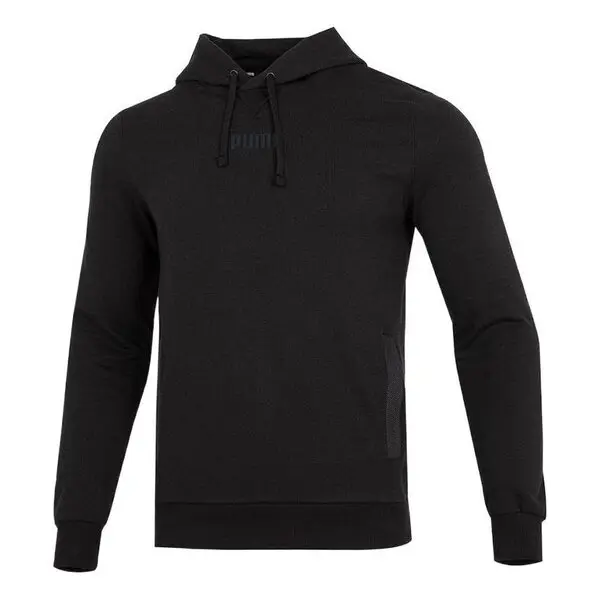 PUMA Modern Basics Tr Hooded Long Sleeve Sweatshirt - Black