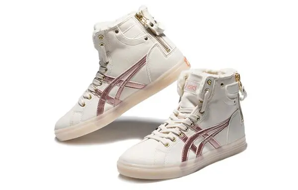 Asics High Top Lace Up Zip Up Sneakers