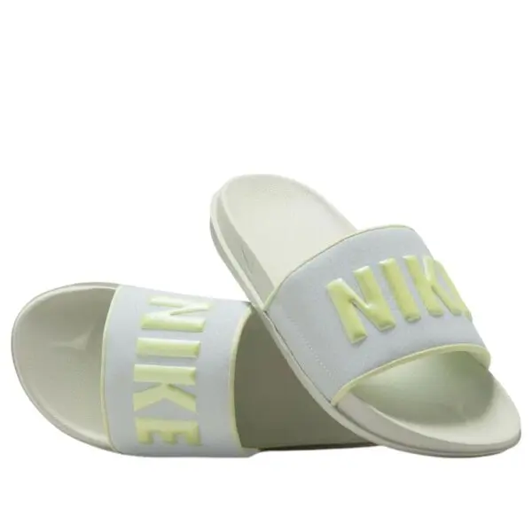 Nike Offcourt Slide - Light Silver/barely Volt