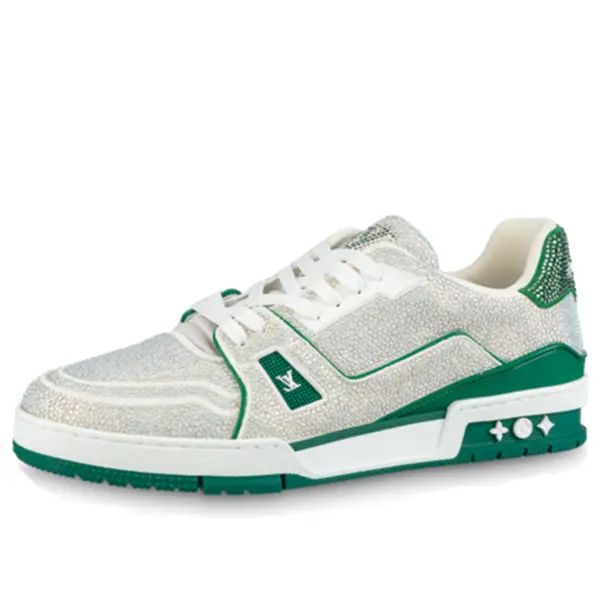 LOUIS VUITTON Trainer Sneakers - White/green