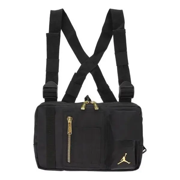 JORDAN Air Ma-1 Chest Rig Bag - Black/gold