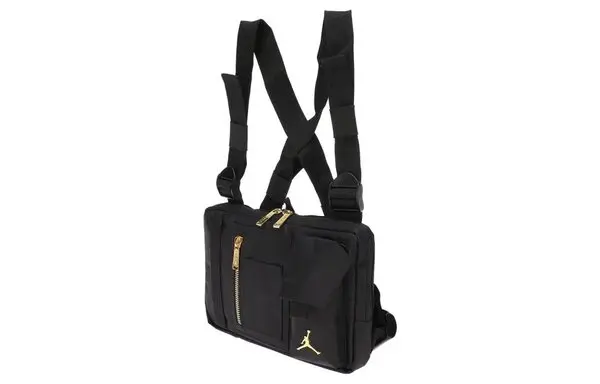 JORDAN Air Ma-1 Chest Rig Bag - Black/gold