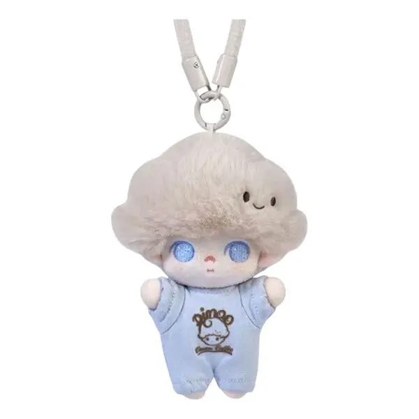 POP MART Dimoo Crush On Coffee Plush Keychain 'sea Salt Cream Milk - Multi-color