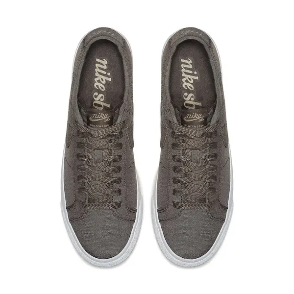 Nike Zoom Blazer Low Sb Canvas Deconstructed Sneakers - Grey