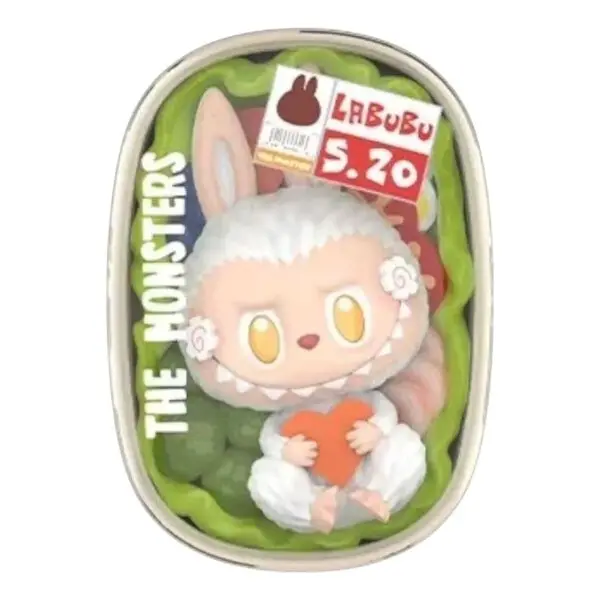 POP MART The Monsters Labubu Wacky Mart Figure 'salad - Multi-color