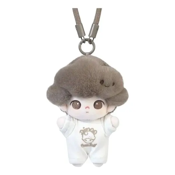 POP MART Dimoo Crush On Coffee Plush Keychain Aromatic Mocha - Multi-color