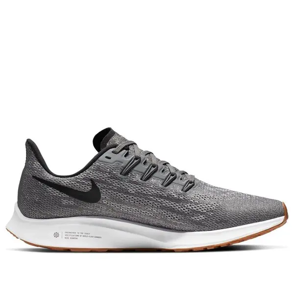 Nike Zoom Pegasus 36 Athletic Sneakers - Black/orange