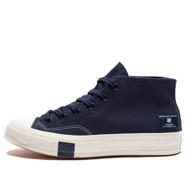 CONVERSE X Undefeated Chuck 70 Mid Top Sneakers - Blue/white
