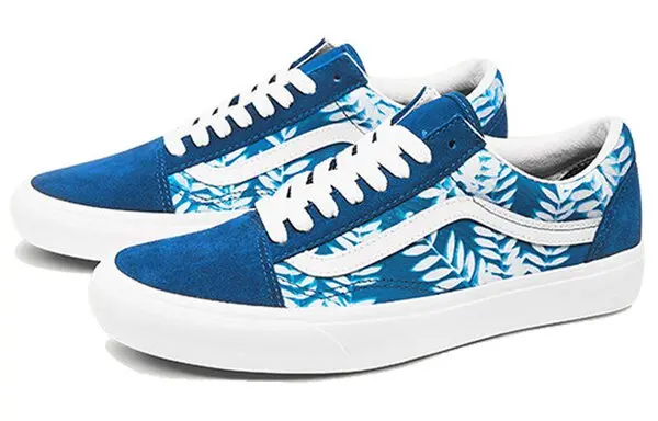 VANS Old Skool 'solar Floral True Sneakers - Blue