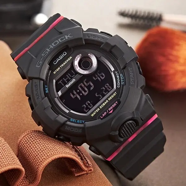 Casio G-shock Digital Watch With Bluetooth And Water Resistance - Black