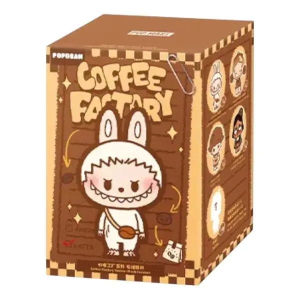 POP MART Pop Bean Coffee Factory Plush Pendant Sealed Case - Multi-color