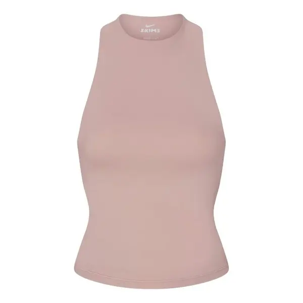 Nike X Skims Matte Mock Neck Racer Tank - Himalayan
