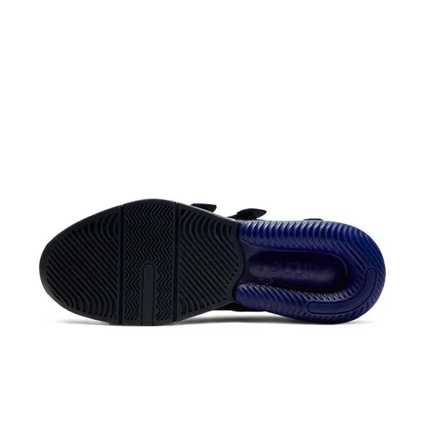 Nike Edge 270 Navy Patent Leather Sneakers - Blueblack/red/black