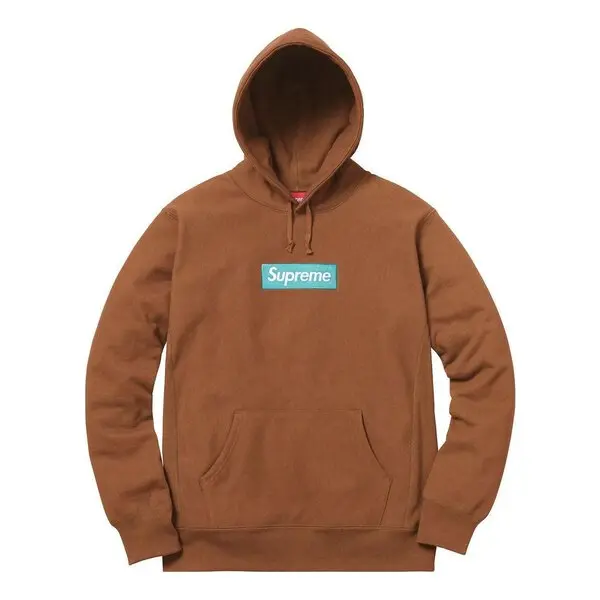 Supreme Fw17 Box Logo Hoodie - Brown