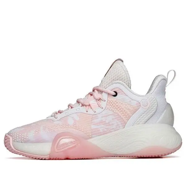 ANTA Bubble Bomb 5.0 "pink White" Athletic Sneakers - Pink/white