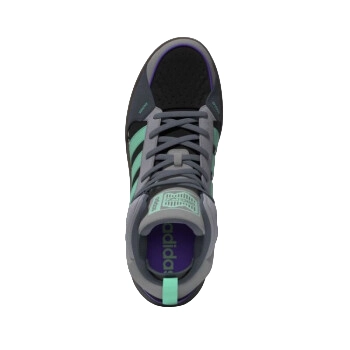 Adidas Neo 100db Mid Top Casual Sneakers - Grey/black/purple