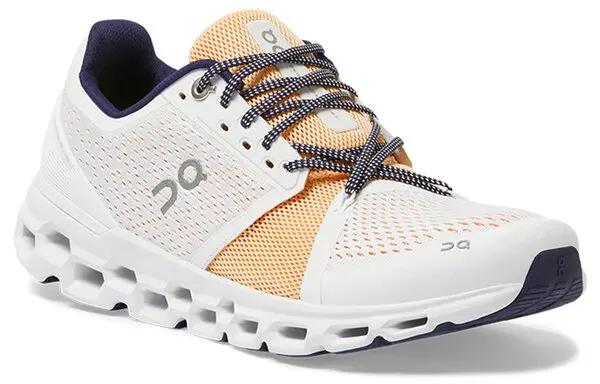 On Cloudstratus Athletic Sneakers - White/yellow
