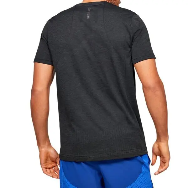Under Armour Rush Seamless Fitted Short Sleeve T-shirt - Black