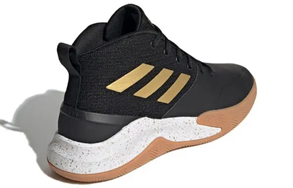 Adidas Own The Game Matte Gold High Top Sneakers